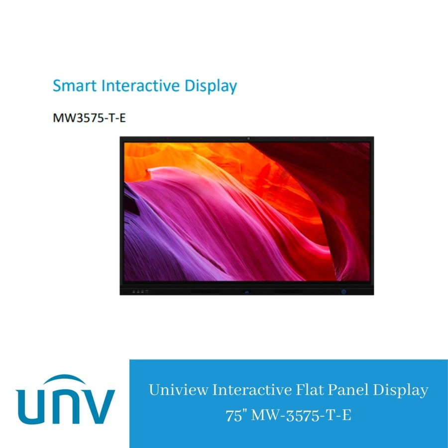 Jual UNV Interactive Flat Panel Display 75" MW-3575-T-E | Shopee Indonesia