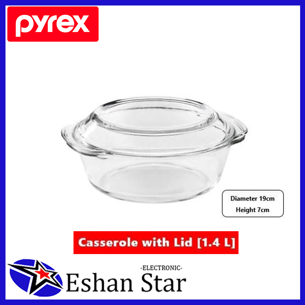 Jual Pyrex Casserole With Lid 1.4L | Shopee Indonesia