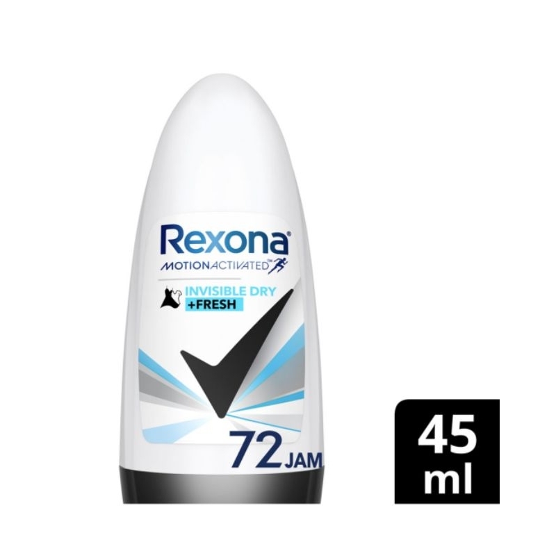 Jual Rexona Deodorant Roll on Invisible Dry 45ml | Shopee Indonesia