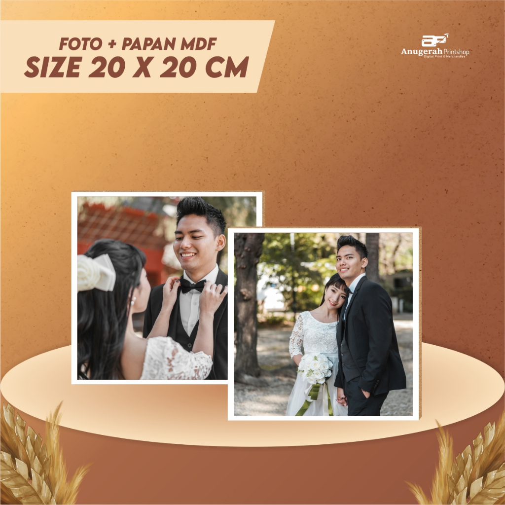 Jual CETAK FOTO CUSTOM UKURAN 20X20 / 20X30 CM CM MEDIA PAPAN MDF ...