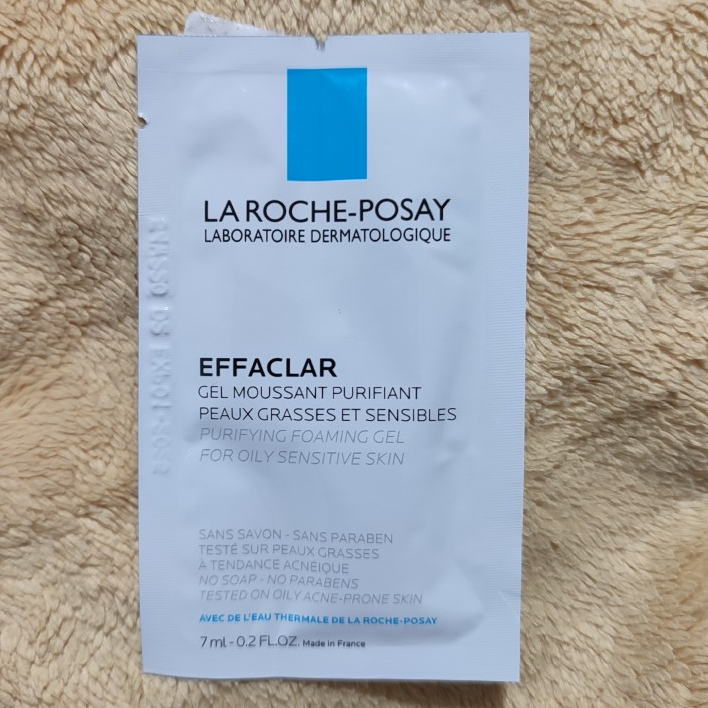 Jual La Roche Posay Effaclar Gel Moussant Purifiant 7ml Sachet Sample ...