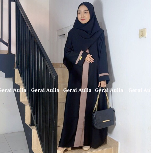 Jual Abaya Mazaya Basic Dress Gerai Aulia - Abaya Basic Polos | Shopee Indonesia