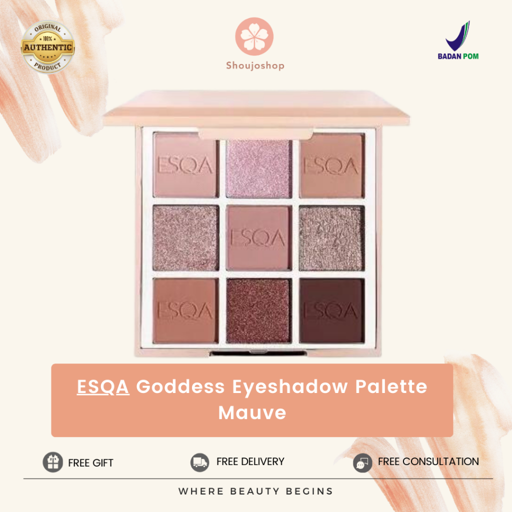 Jual [SOJOYW] ESQA Goddess Eyeshadow Palette Mauve | Shopee Indonesia