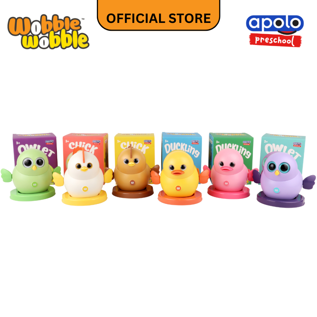 Jual Apolo Wobble Wobble Preschool Mainan ayam - bebek | Shopee Indonesia
