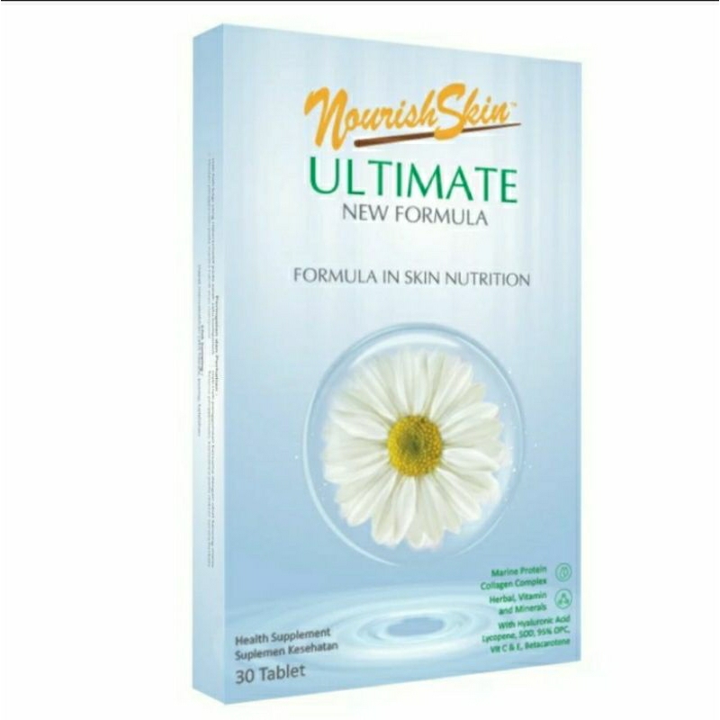Jual Nourish skin ultimate new formula @30 tablet | Shopee Indonesia