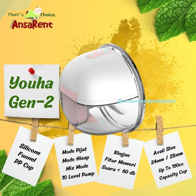 Jual Sewa Youha Gen 2 Rental Youha Gen2 Sewa Pompa Asi Handsfree CHAT MIMIN DULU PLIS.. | Shopee ...