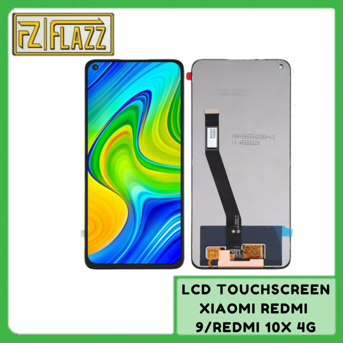 Jual Lcd touchscreen Xiaomi Redmi Note 9 10X 4G black fullset 100% ...
