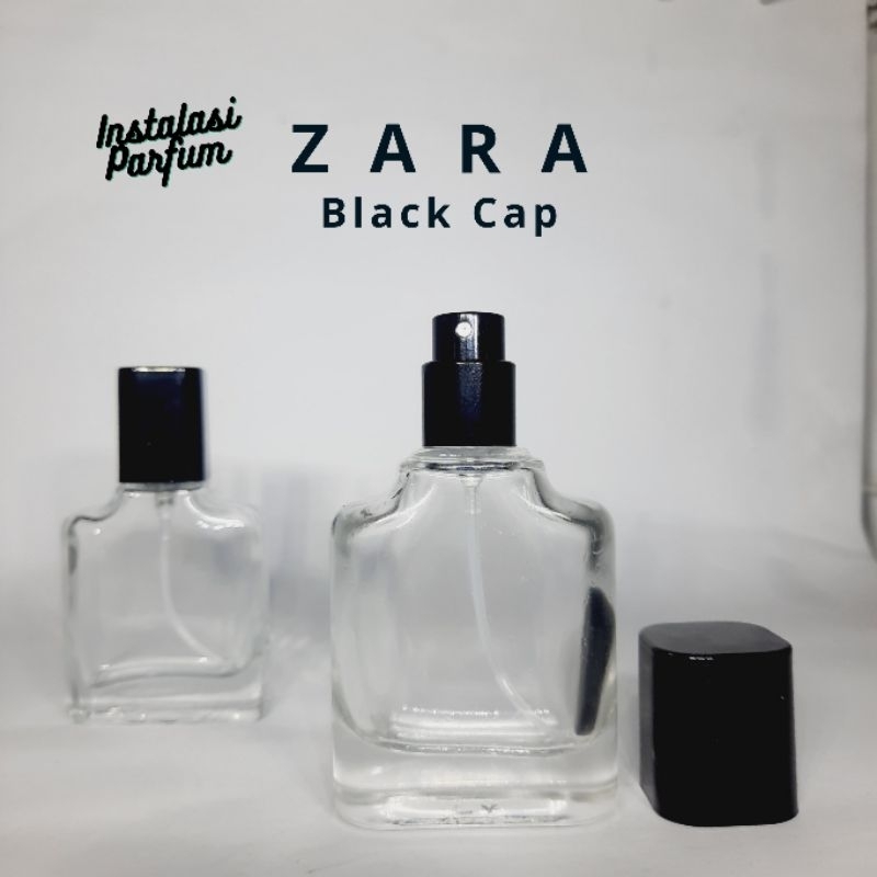 Jual Botol Parfum Zara Ulir - Zara 20 ML Zara 30 ML Spray Tutup Hitam ...