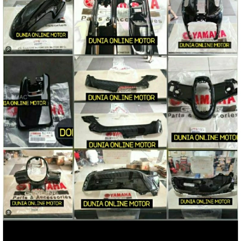 Jual Paket Full Set Body Halus Fazzio Fazio Lux Neo 125 Hitam Glossy ...