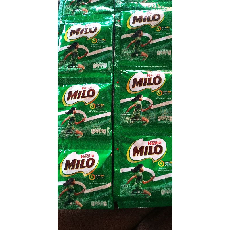 Jual Nestle Milo 1 renceng isi 10 pcs (22g) | Shopee Indonesia