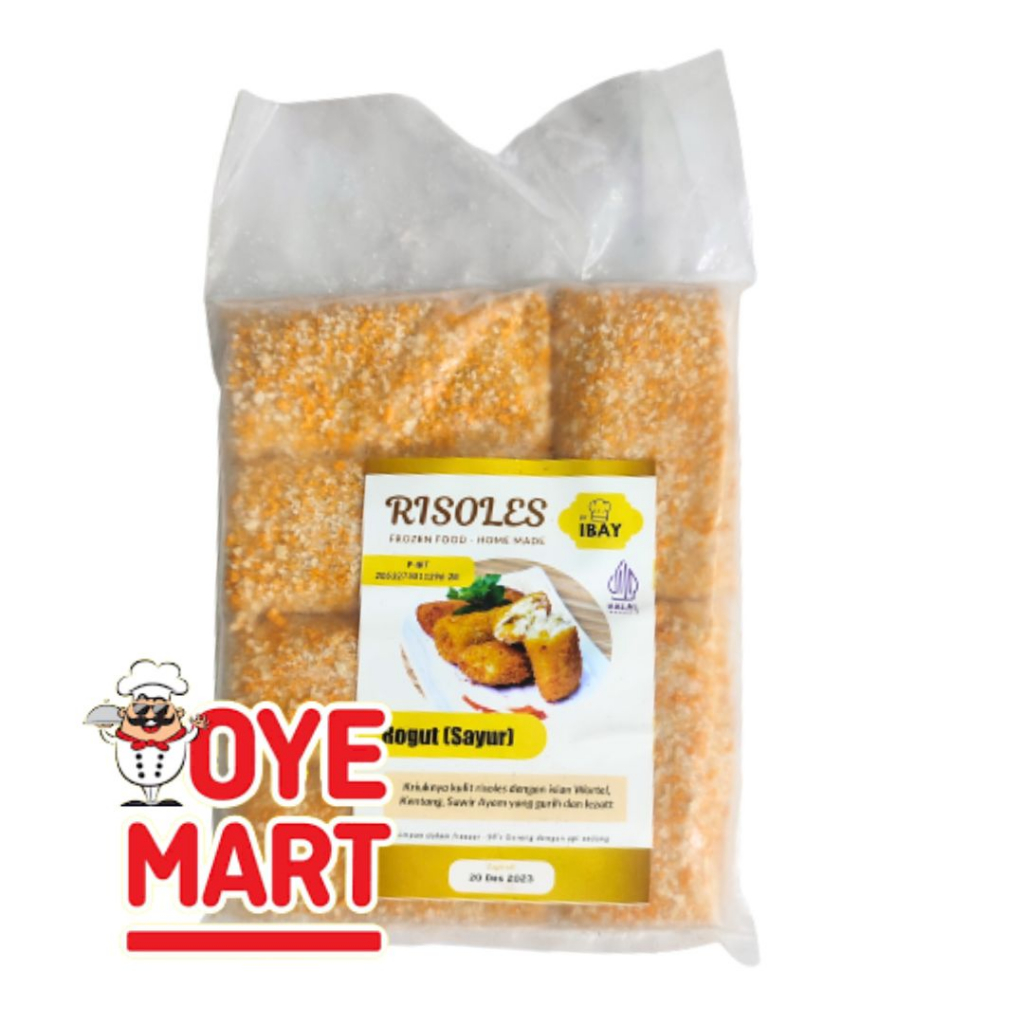 Jual RISOLES IBAY ISI SAYURAN ISI 6/FROZEN FOOD/ROGUT | Shopee Indonesia