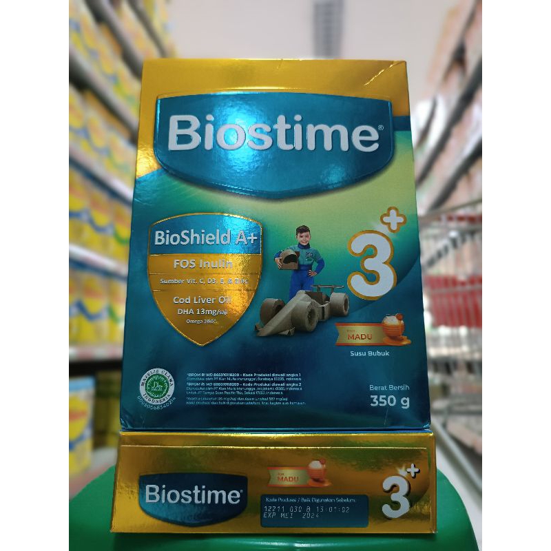 Jual BIOSTIME 3+ rasa MADU 350gr | Shopee Indonesia