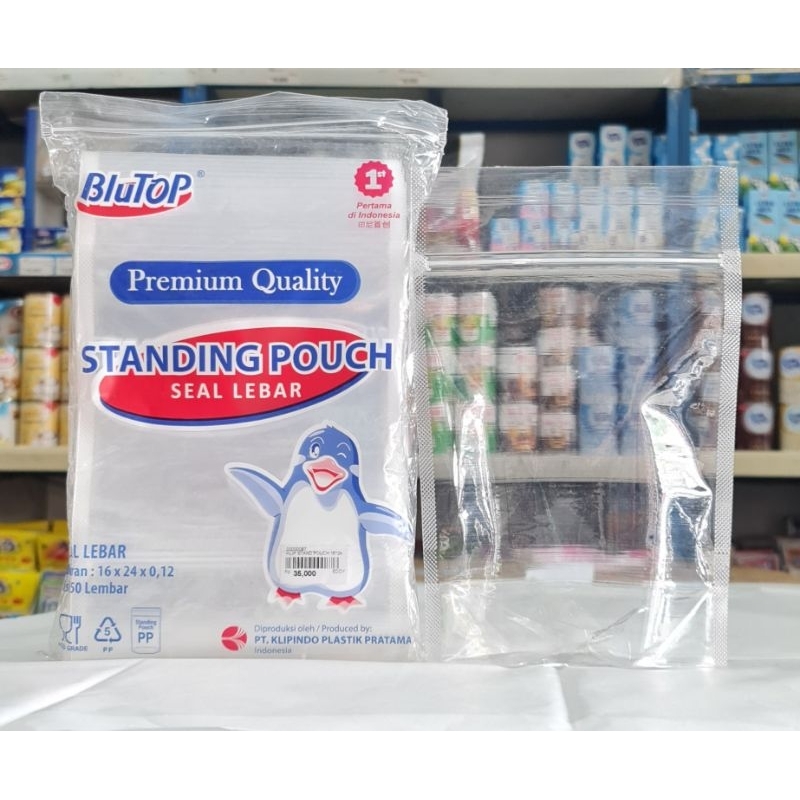 Jual Standing Pouch 16 x 24, 50lembar/Plastik Berdiri/Stading pouch ...