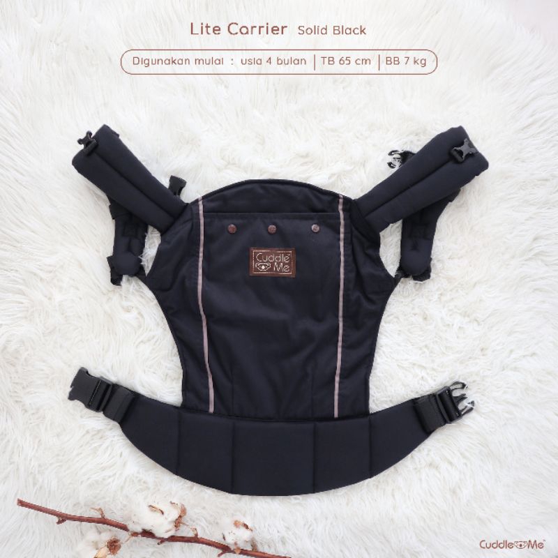 Jual Cuddle Me Lite Carrier Solid Gendongan Bayi Ergonomis | Shopee ...