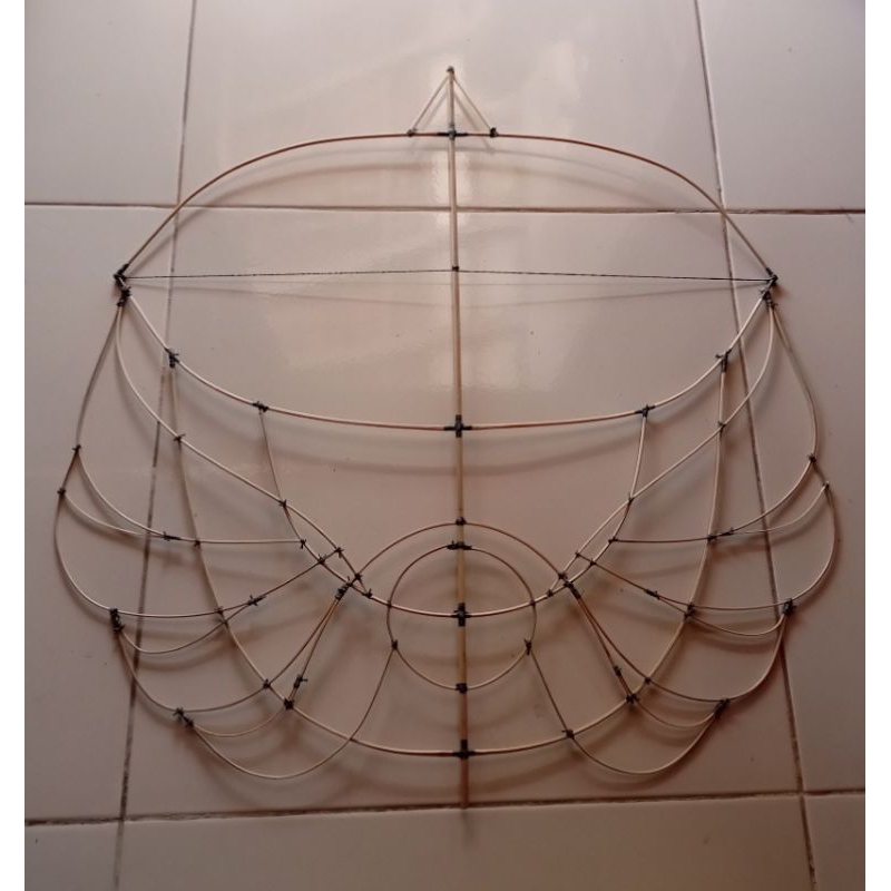 Jual SUDAH DI RANGKAI Kerangka Layangan Gapangan Ram Raman Mini 70cm ...