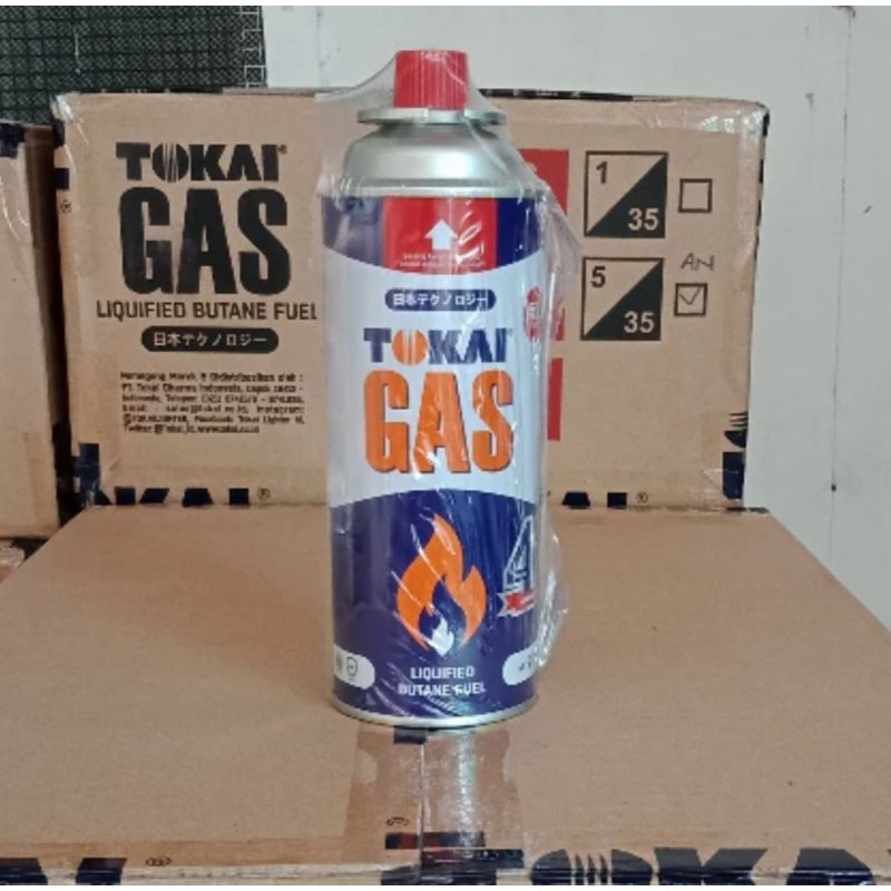 Jual Gas Portable Merek Tokai ukuran isi 235 gram ( 100% BARU ...