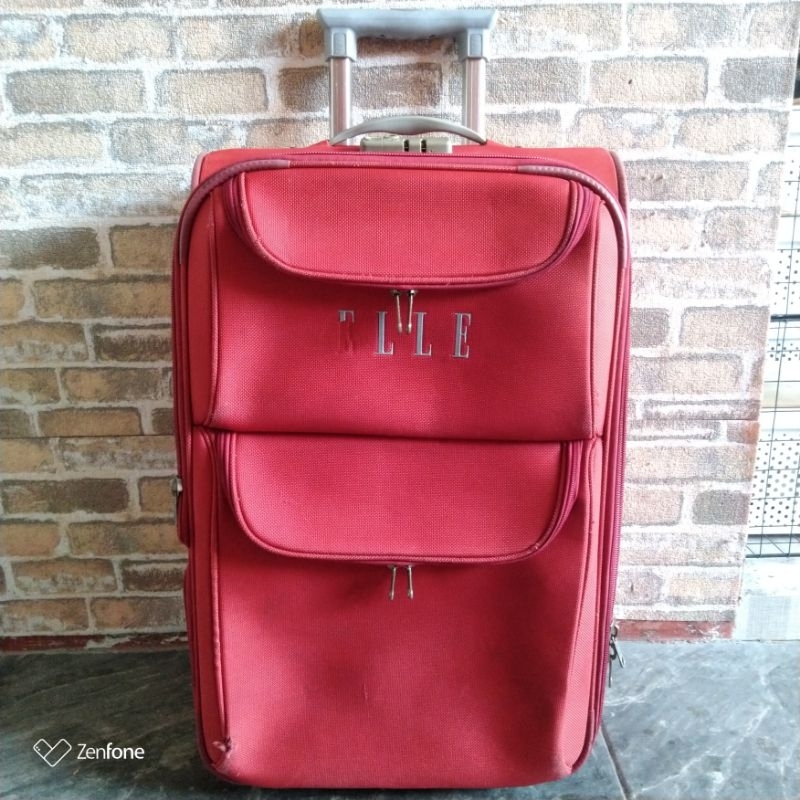 Jual Koper kain 28 inch Elle original | Shopee Indonesia