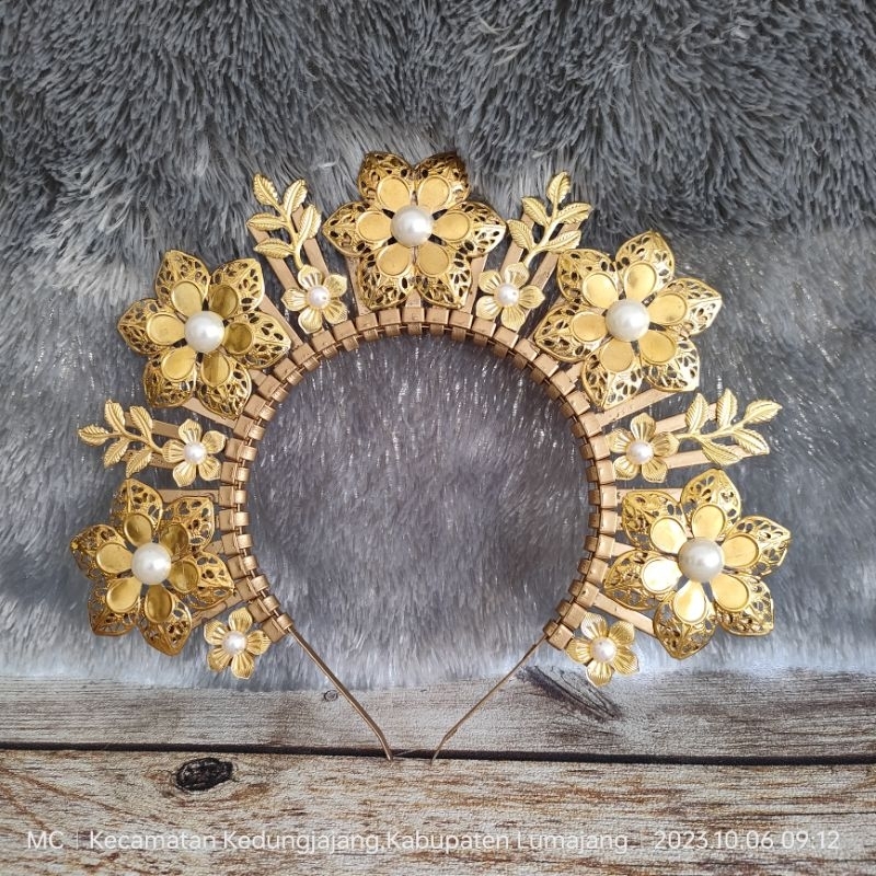 Jual ( Sari) bando tari adat/ aksesori cosplay pentas/ aksesoris ...