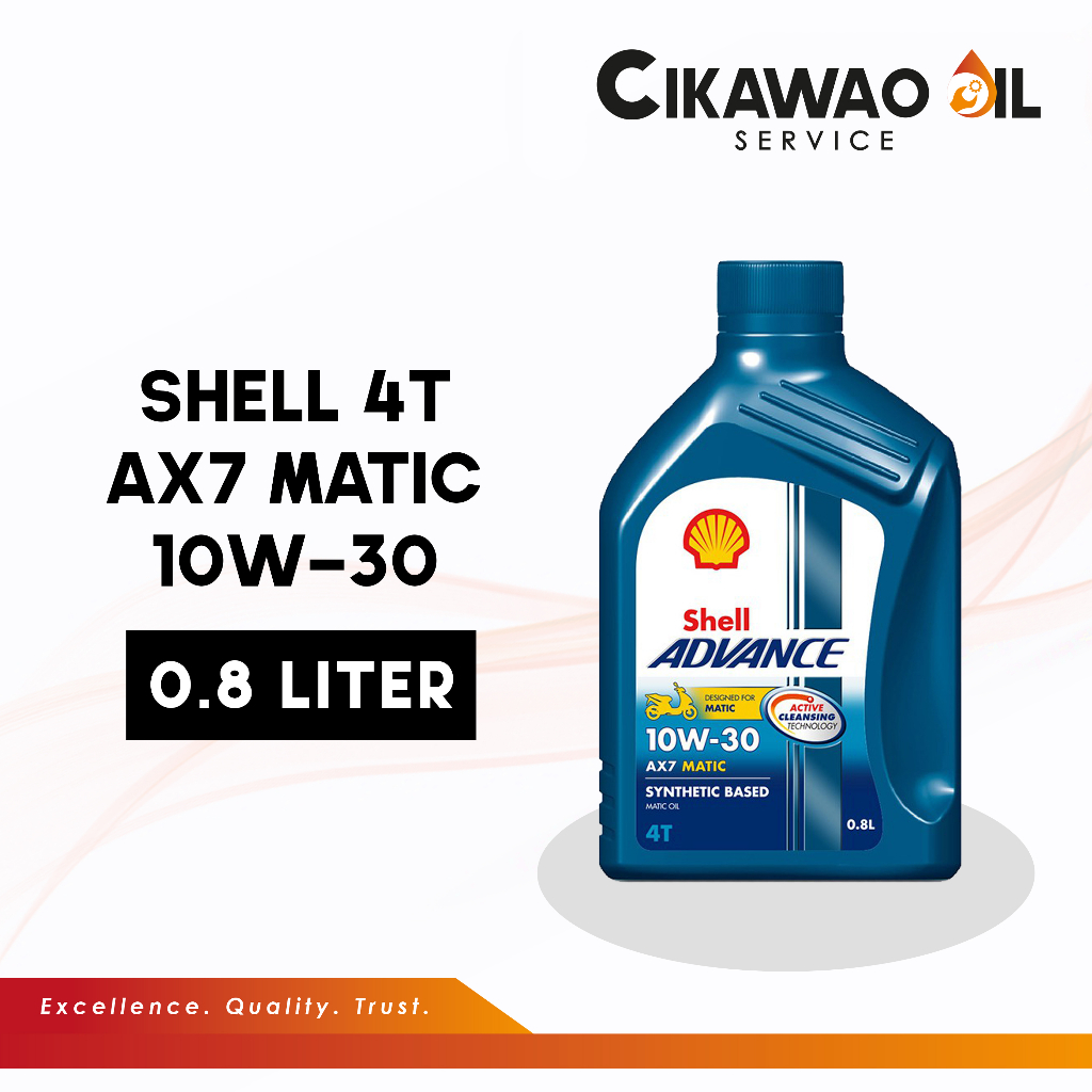Jual Oli Motor Shell Advance AX7 Matic 10W-30 0,8L | Shopee Indonesia