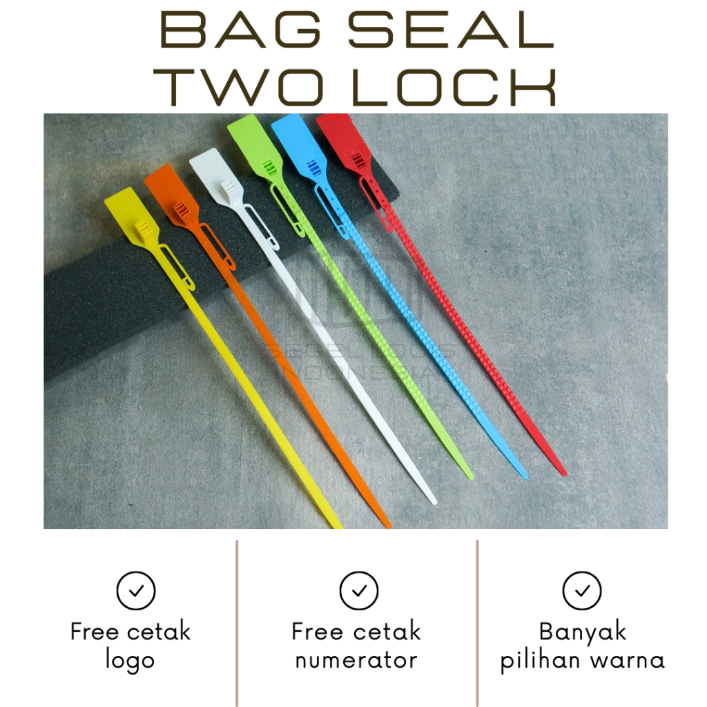Jual Segel Locis 2 Pengunci Logistik Pengiriman Security Seal Two Lock ...