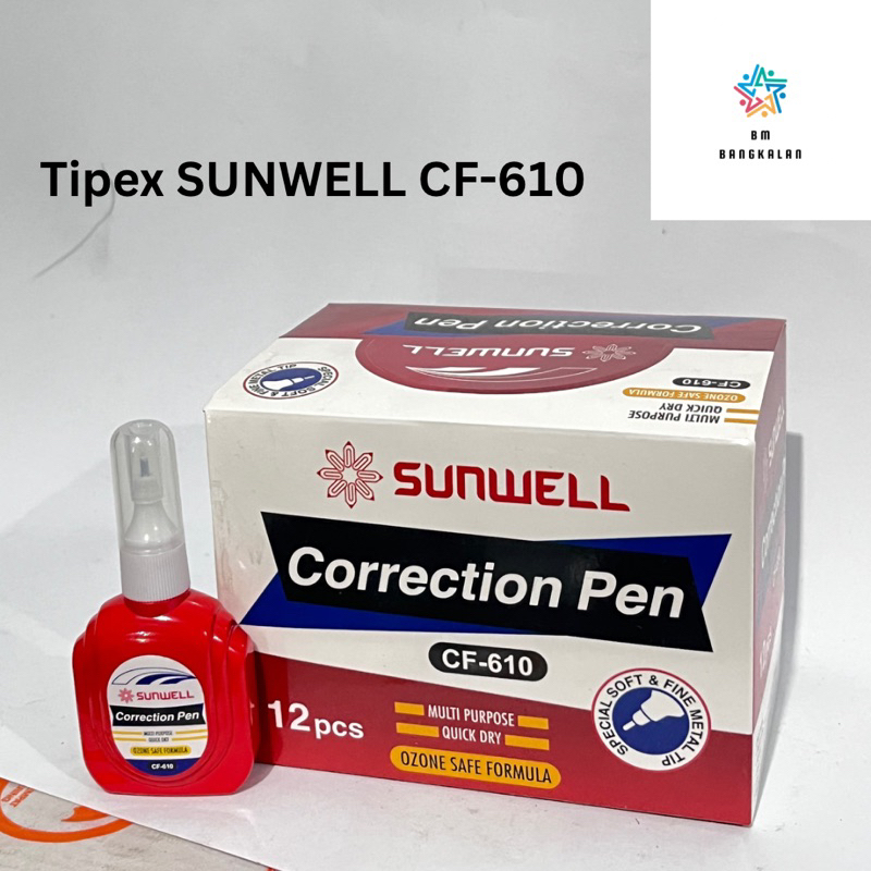 Jual Tipex / Correction Pen / Stipo SUNWELL CF-610 | Shopee Indonesia