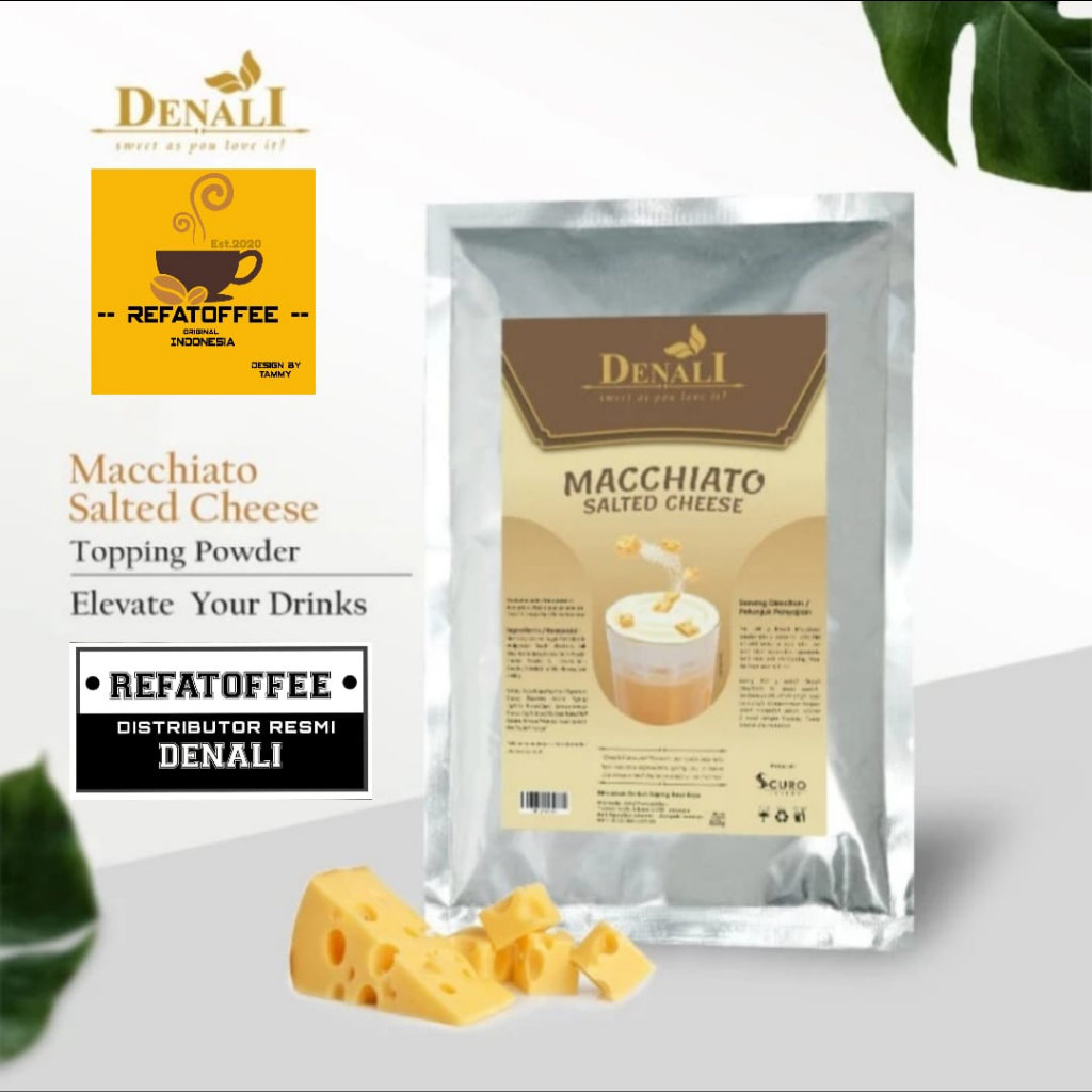Jual MACCHIATO SALTED CHEESE TOPPING POWDER DENALI 800 GRAM | Shopee ...
