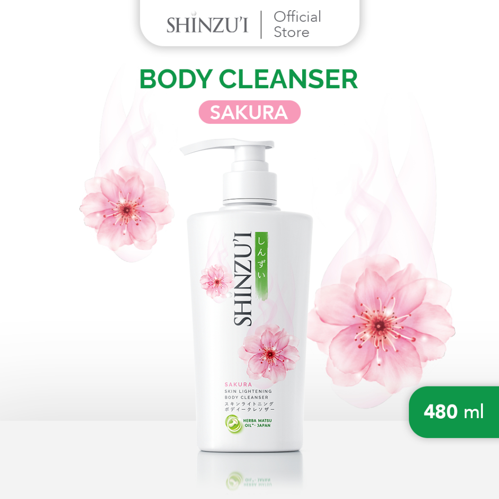 Jual Shinzui Body Cleanser Sakura Pump 480ml | Shopee Indonesia