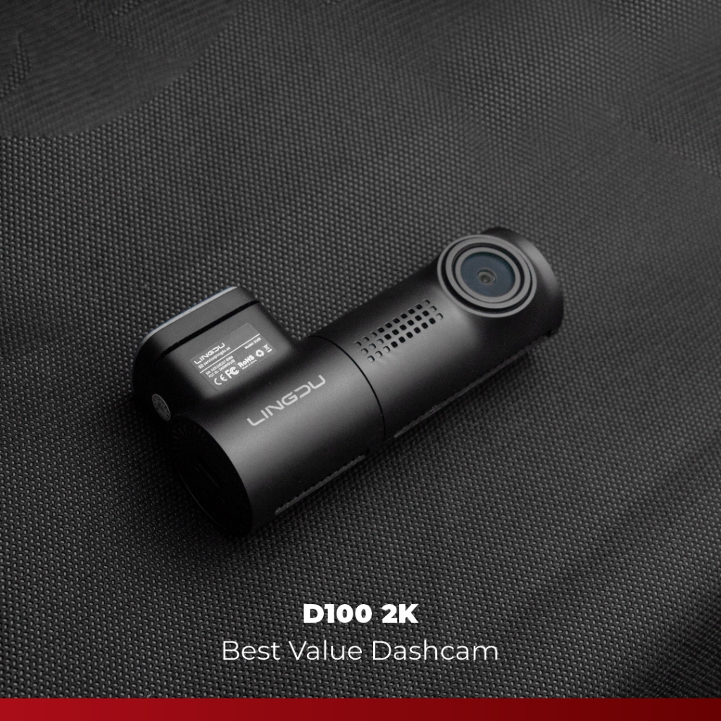 Jual LINGDU DASHCAM D100- 2K -NIGHT VISION-VOICE CONTROL-BUILT IN GPS ...