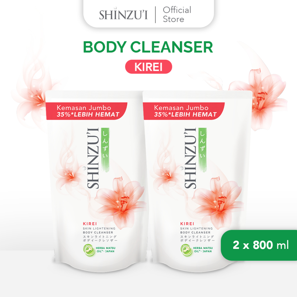 Jual Shinzui Body Cleanser Kirei Refill 725ml isi 2pcs | Shopee Indonesia