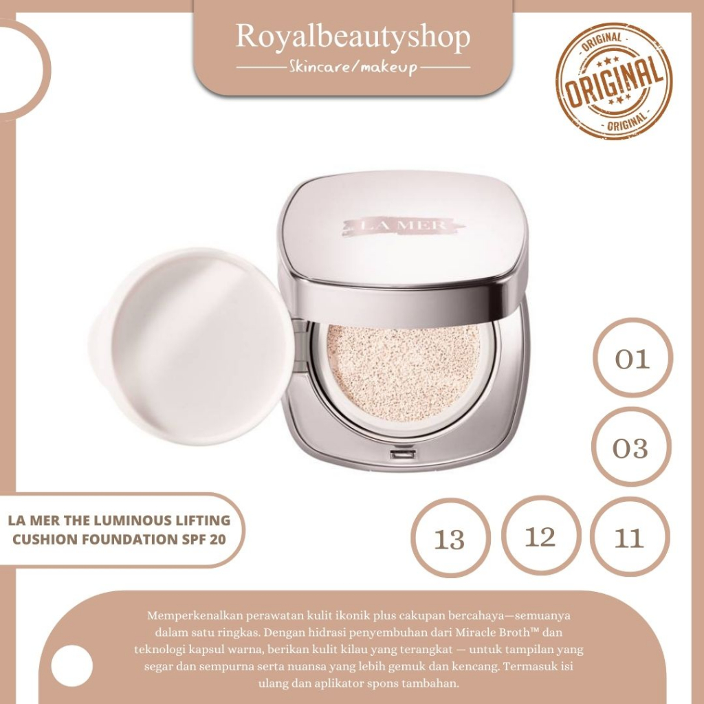 Jual [LA MER] The Luminous Lifting Cushion Foundation SPF 20 (CASE ...
