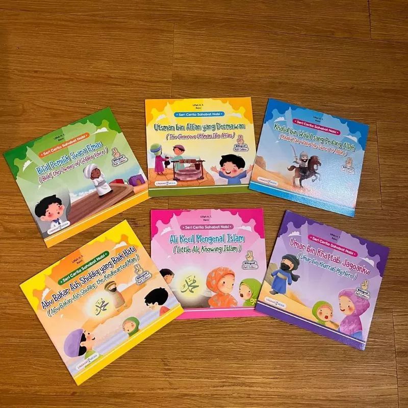 Jual Buku Seri Cerita Sahabat Nabi Bilingual dan Full Colour | Shopee ...