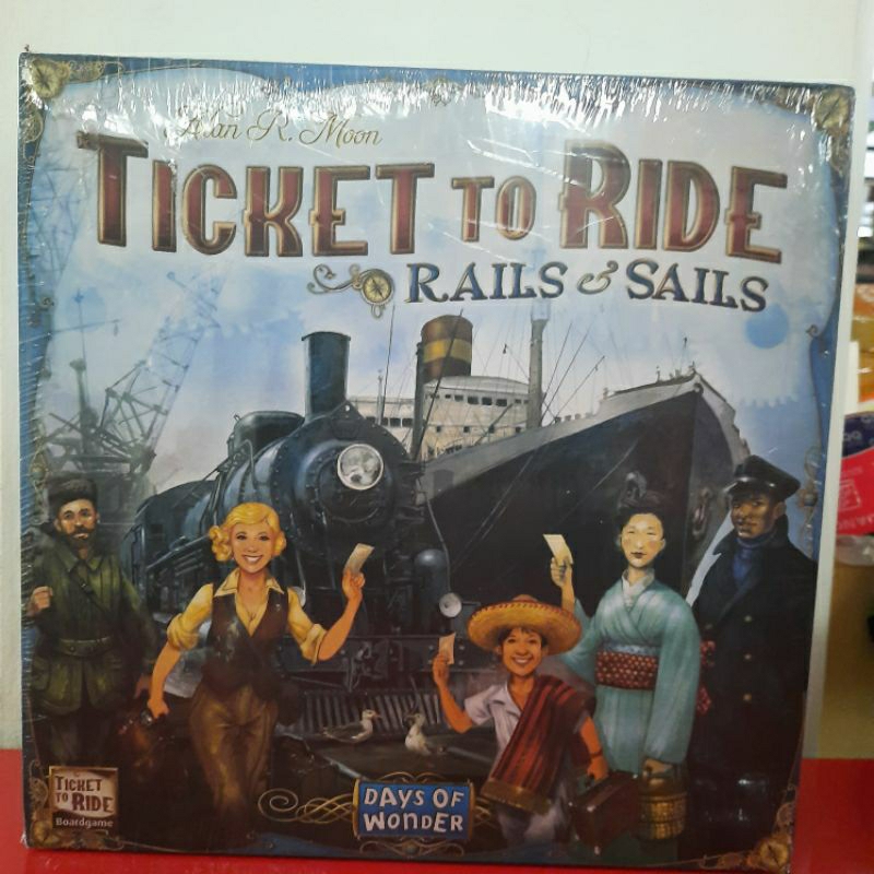 Jual TICKET TO RIDE RAILS & SAILS - BOARD GAME ( GRADE B ) | Shopee ...