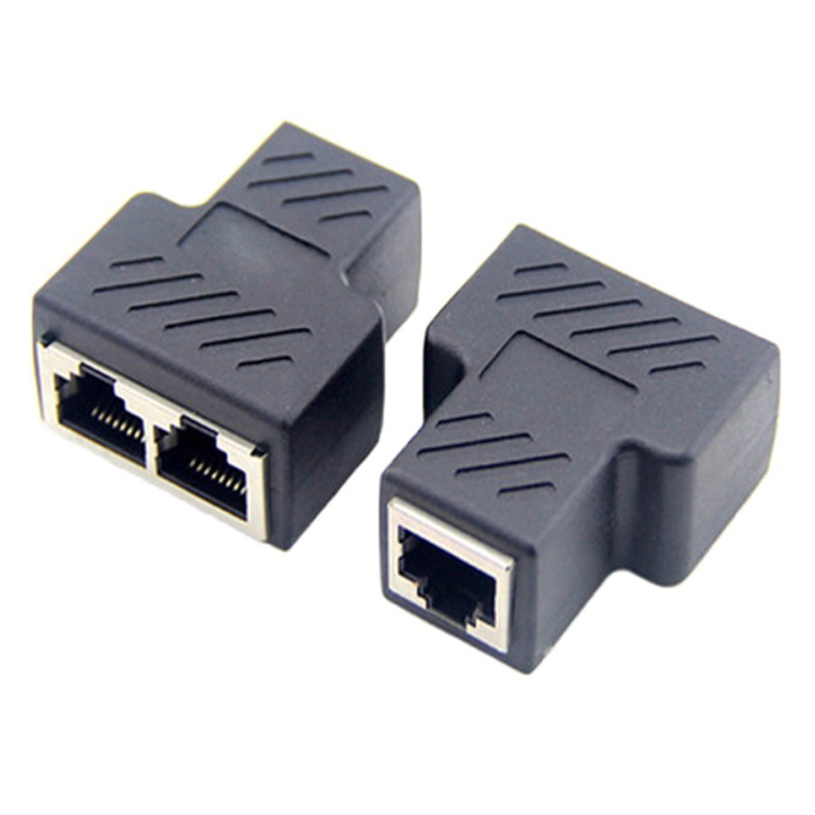 Jual BAREL DOUBLE RJ45 GOOD QUALITY COUPLER FEMALE FEMALE RJ 45 ...