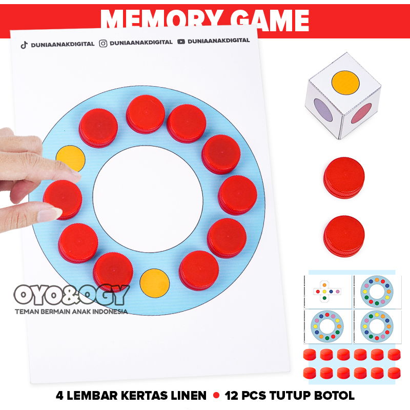 Jual Mainan Edukatif Anak Kertas Activity Matching Game Pengenalan ...