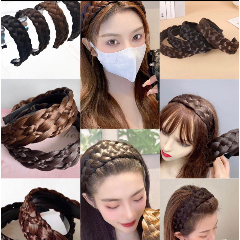 Jual Bando Rambut Kepang Mewah | Shopee Indonesia