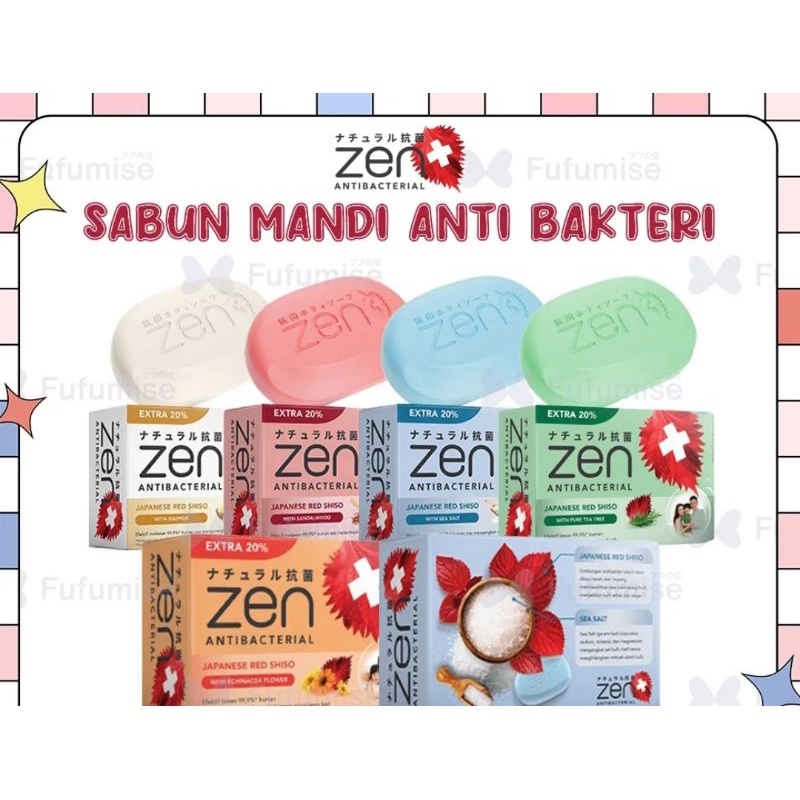 Jual paketan 4 pcs dan 3 pcs sabun zen batang 70 gr | Shopee Indonesia