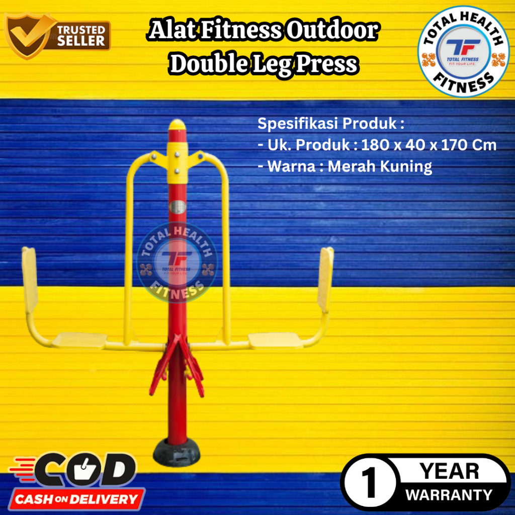 Jual Alat Fitness Outdoor Double Leg Press Total Fitness - Alat ...