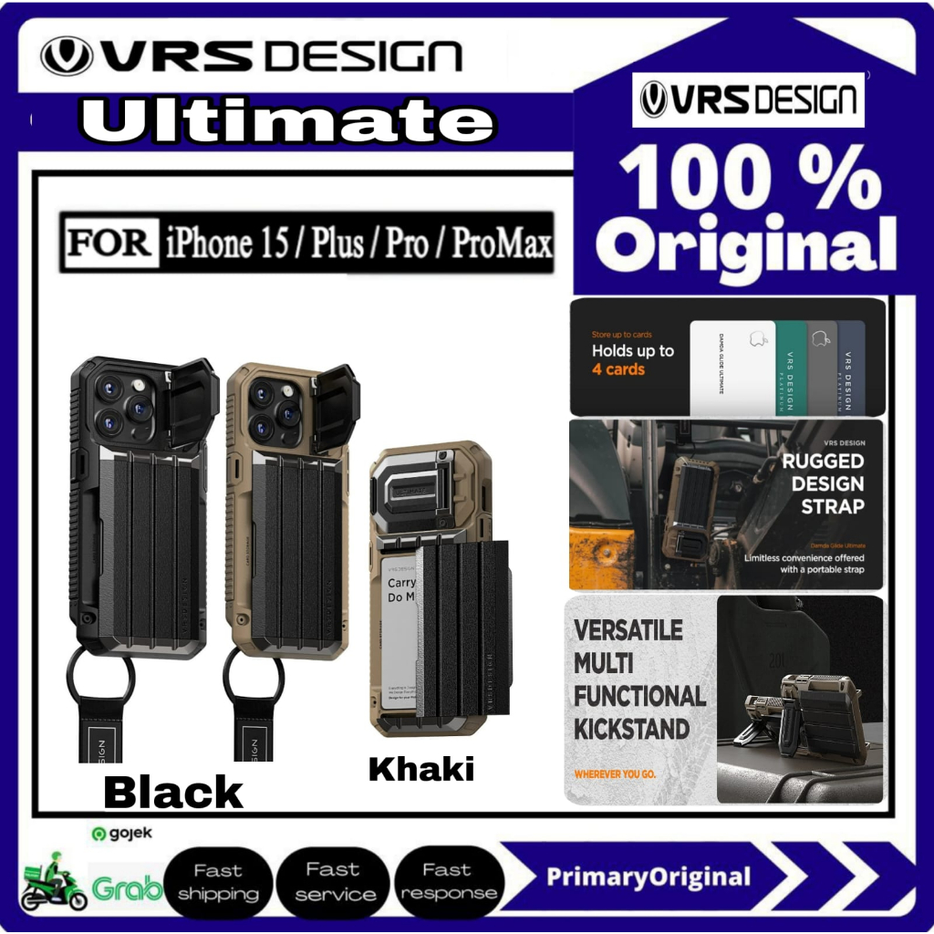 Jual Case iPhone 15 Pro Max 15 Pro VRS DESIGN Damda Glide Ultimate Casing | Shopee Indonesia
