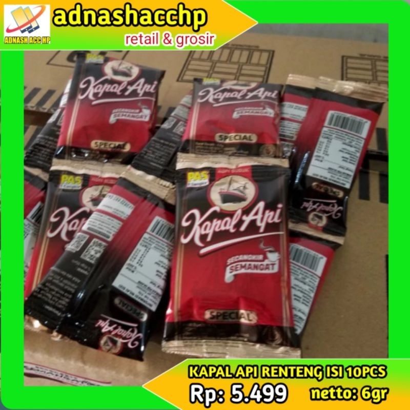 Jual Kopi kapal api special mini 6,5gr x 10 sachet ( 1 renceng ...