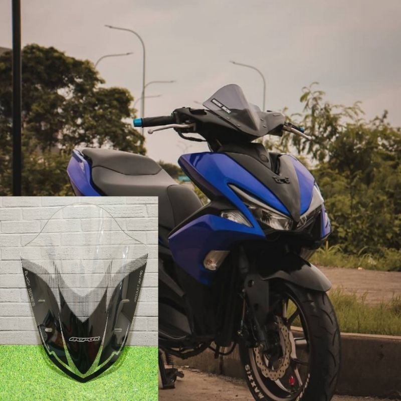 Jual Visor variasi yamaha aerox old new windshield aerox model jenong ...