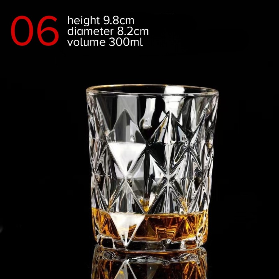 Jual 𝙎𝘼𝘾' ETIENNE Whiskey Glass Gelas Kaca Gelas Whisky Wine Bir Gelas Air Minum Minuman Anggur ...