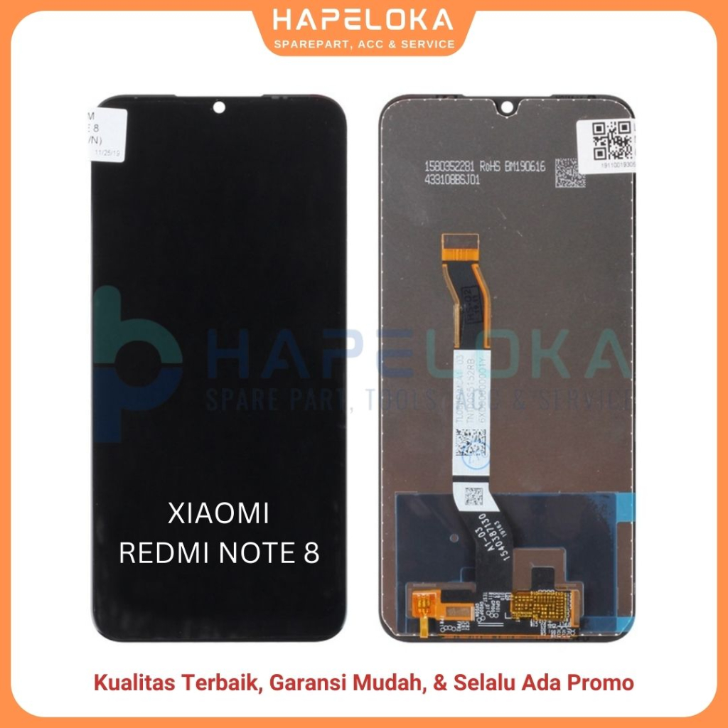 Jual LCD TOUCHSCREEN XIAOMI REDMI NOTE 8 - ORI COMPLETE | Shopee Indonesia
