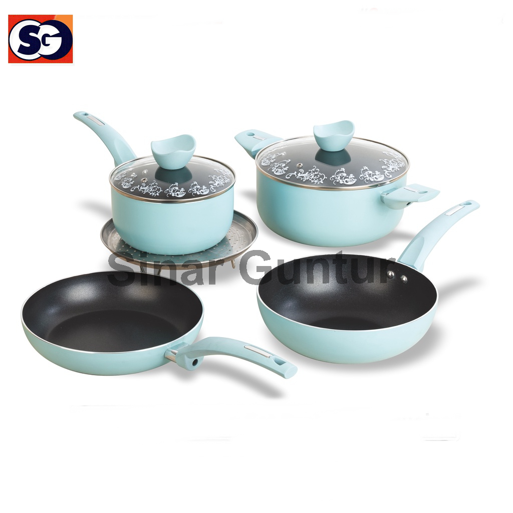Jual Supra 9pcs Cookware Set Renata Pastel | Shopee Indonesia