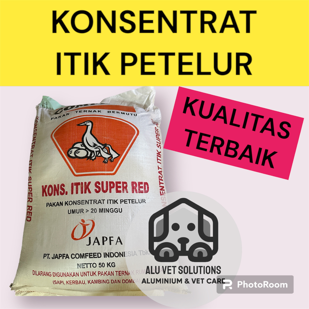 Jual 1kg konsentrat pakan itik petelur SUPER RED / 144 | Shopee Indonesia