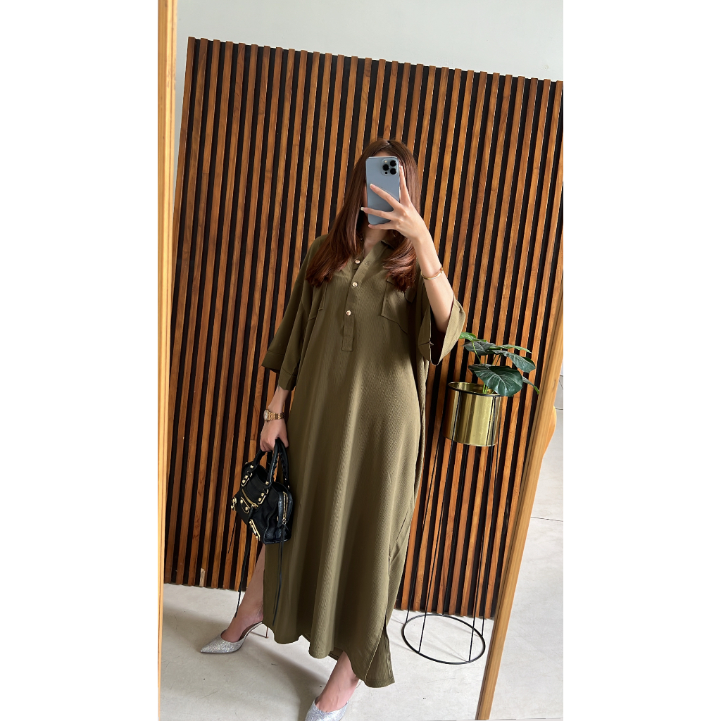 Jual Long Dress Salvatore Series Polos Panjang Wanita (Ce Homewear ...