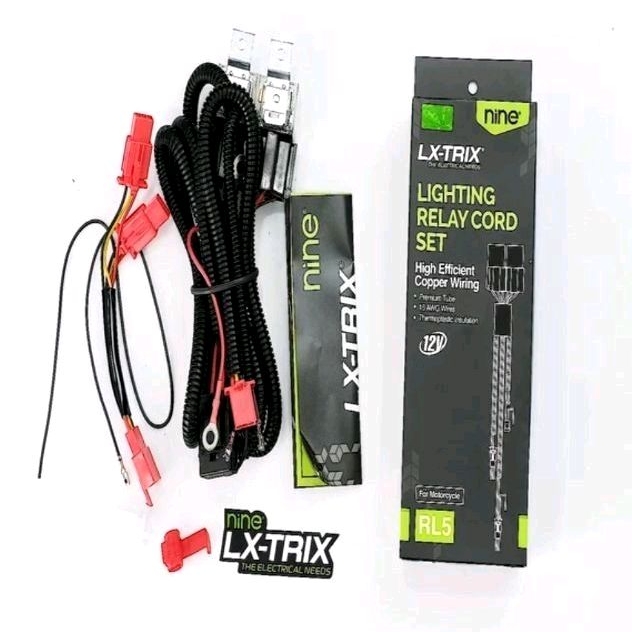 Jual KABEL RELAY SET 2 RILEY LAMPU TEMABK SOROT NINE RL3 RL5 PNP MOTOR ...
