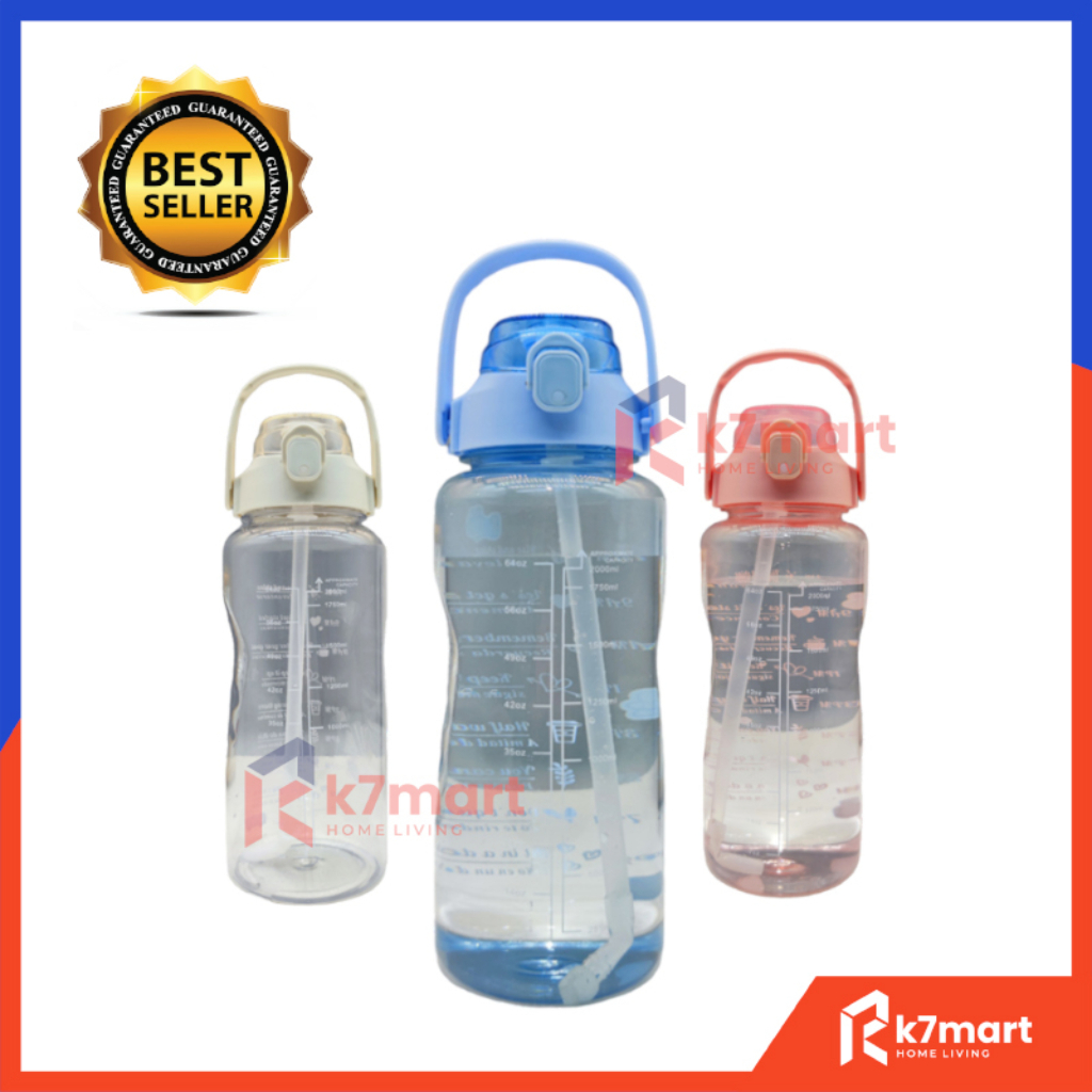 Jual K7MART HU66 BOTOL MINUM DEWASA POLOS 2LITER / BOTOL MINUM VIRAL ...