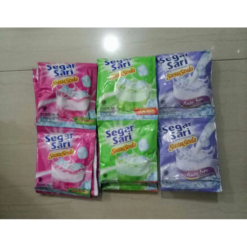 Jual MIN 5 RENTENG | SEGAR SARI SUSU SODA STRAWBERRY ANGGUR MELON ...