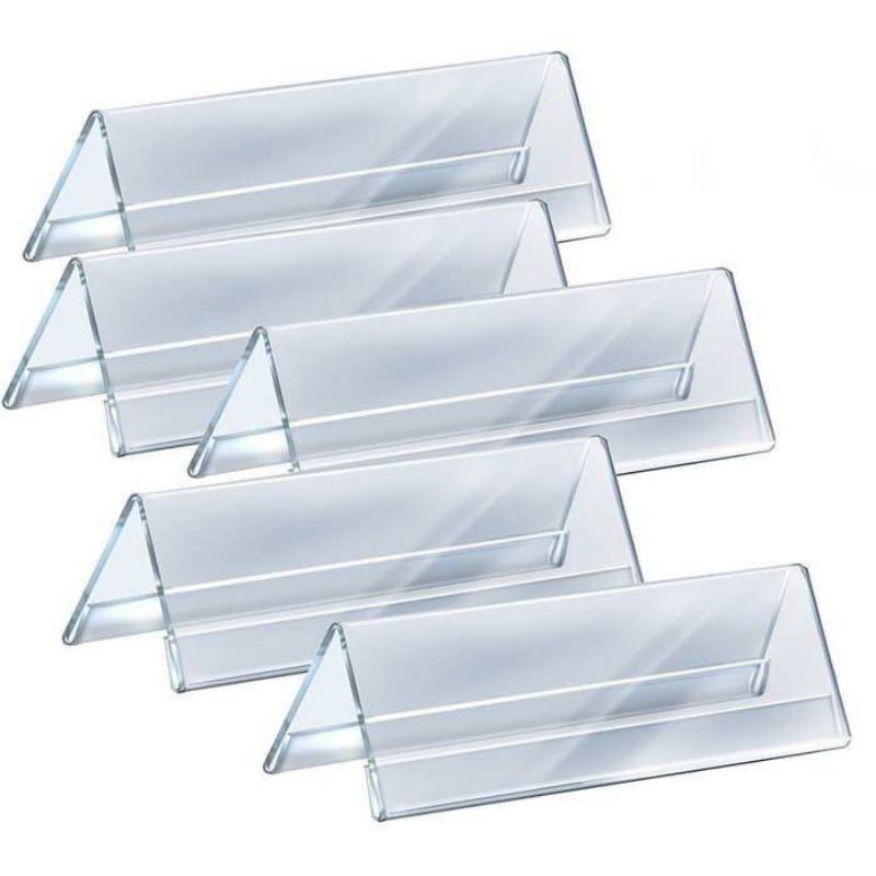 Jual PAPAN NAMA MEJA 7x20 CM AKRILIK 2 SISI ACRYLIC NAME PLATE TAG ...
