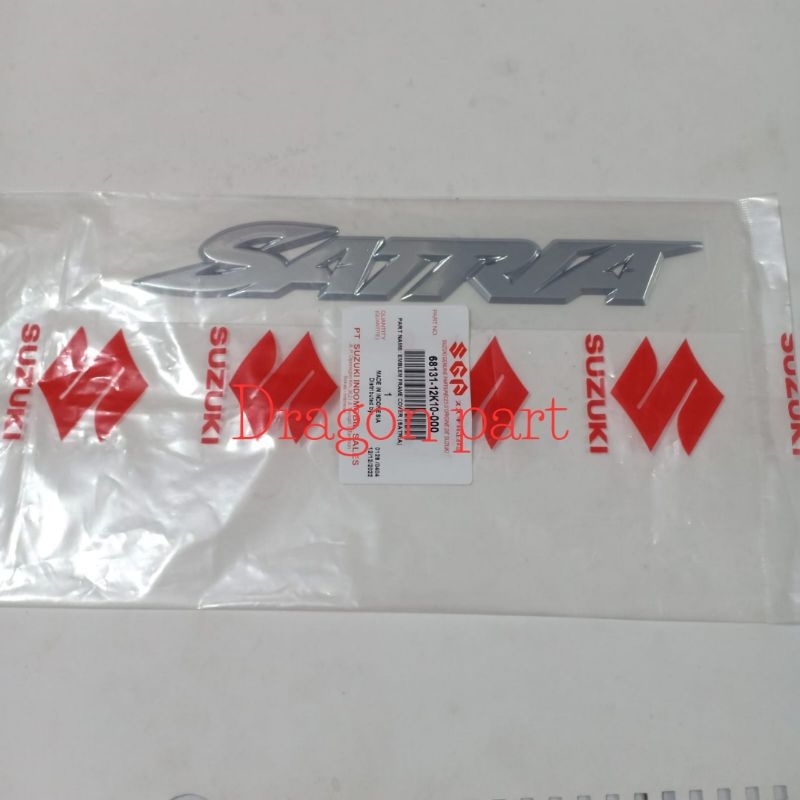 Jual LOGO EMBLEM SIMBOL TULISAN BODY SATRIA FU INJEKSI 150 SGP | Shopee ...